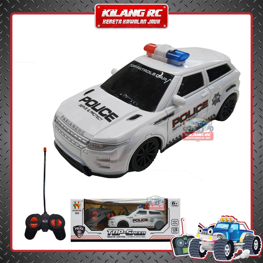 RC Car Police Patrol Rover Toy/ Kereta Kawalan Jauh (Ready Stock ...