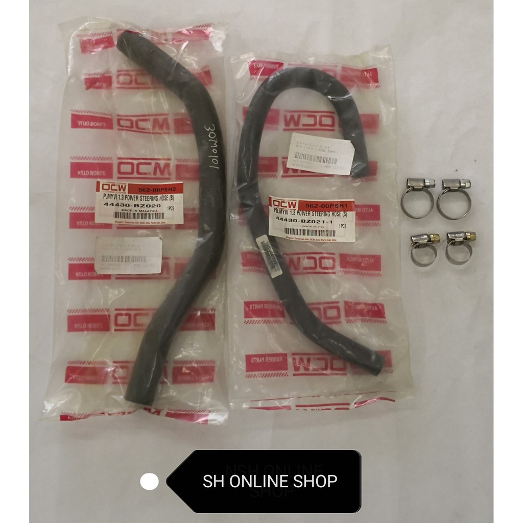 Power Steering Hose with Hose Clip for Perodua Myvi Old 1.3 2005-2010 ...