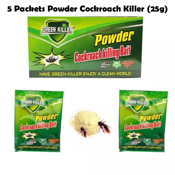 5 Packets Powder Cockroach Killer (1pkt = 45g) Insect Killer Ant ...
