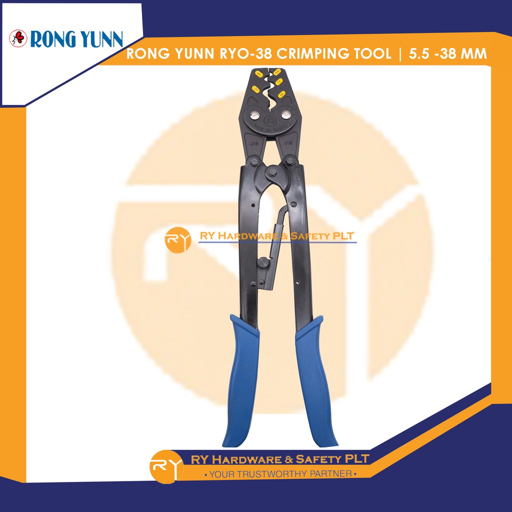 RONG YUNN RYO-38 CRIMPING TOOL | 5.5 -38 MM |ALAT PEMOTONG WAYAR ...