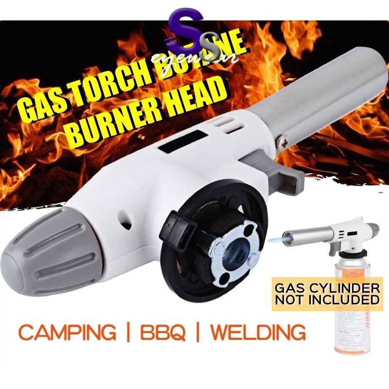 (HEAD ONLY) Multipurpose Torch Butane Burner Head Welding Fire Maker ...