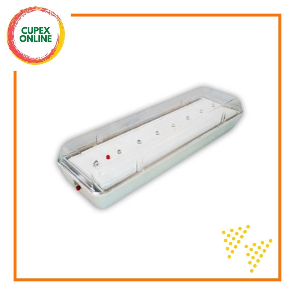 Everbright Emergency Light (White LED with Battery) (cupex) | Shopee ...