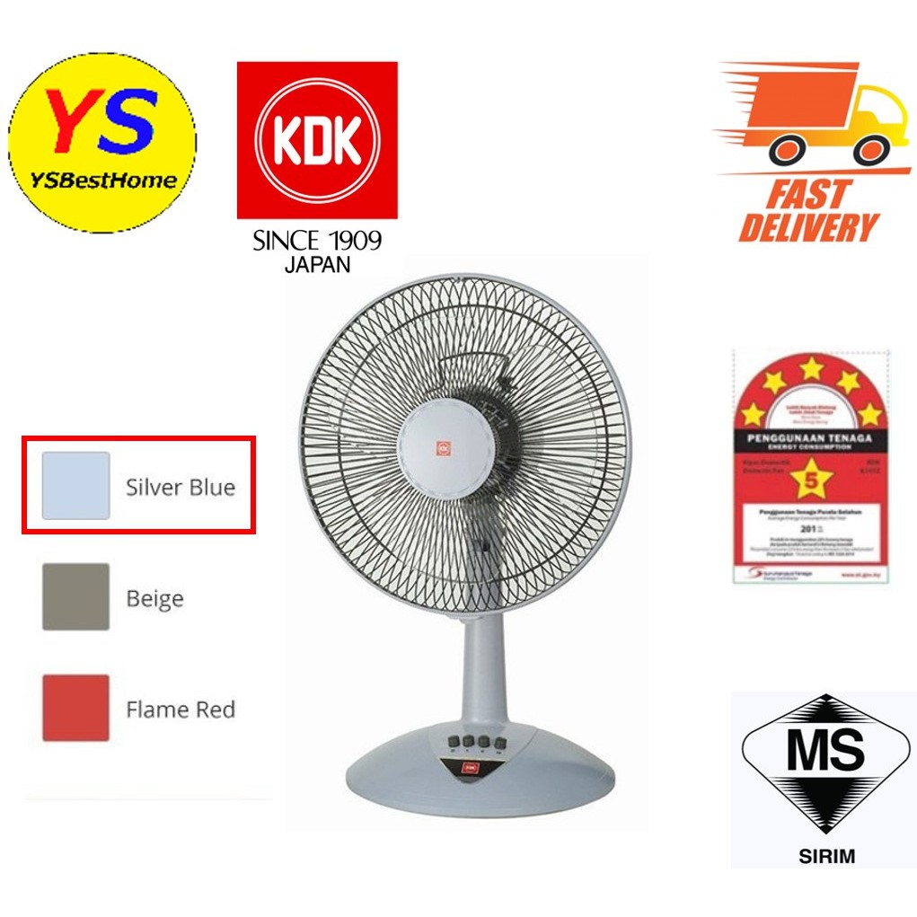 KDK Table Fan KB-304 (30cm/12″) (RANDOM COLOUR) | Shopee Malaysia