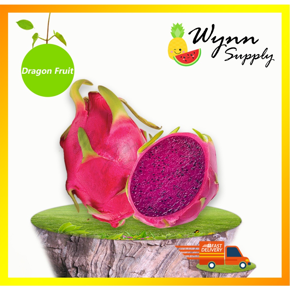 Dragon Fruit Red / Buah Naga 500g+- coverage in KL & Selangor Area ...