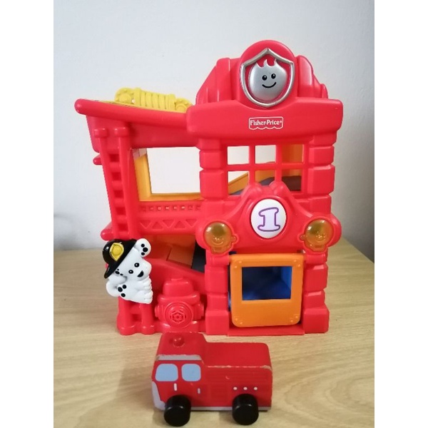 Fisher-Price Lil' Zoomers Racin' Ramps Firehouse - Balai Bomba dan Lori ...