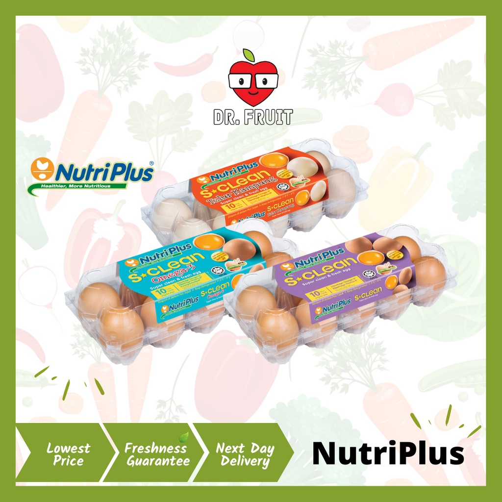【Nutriplus】Fresh Egg S*CLEAN - 10s 无抗生素鸡蛋 Antibiotic Free | Dr.fruit ...