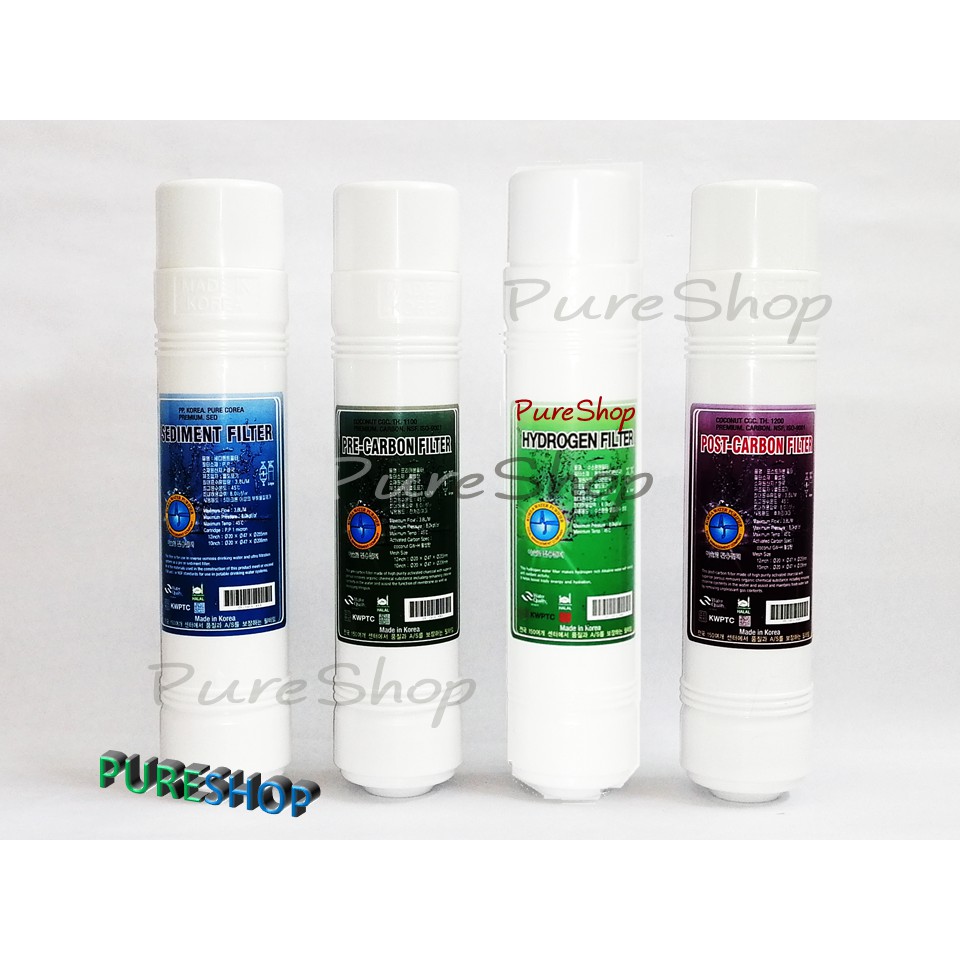 Korea Water Filter 10" Hydrogen Alkaline Anti Oxidant Cartridge Water ...