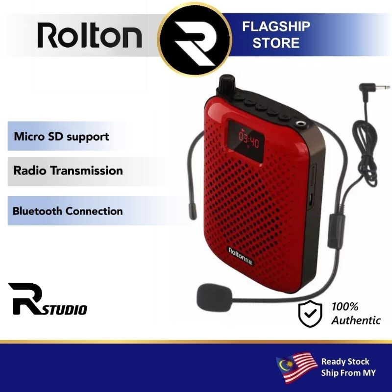 Rolton K500 Bluetooth Portable Microphone Loud Speaker Voice Amplifier ...