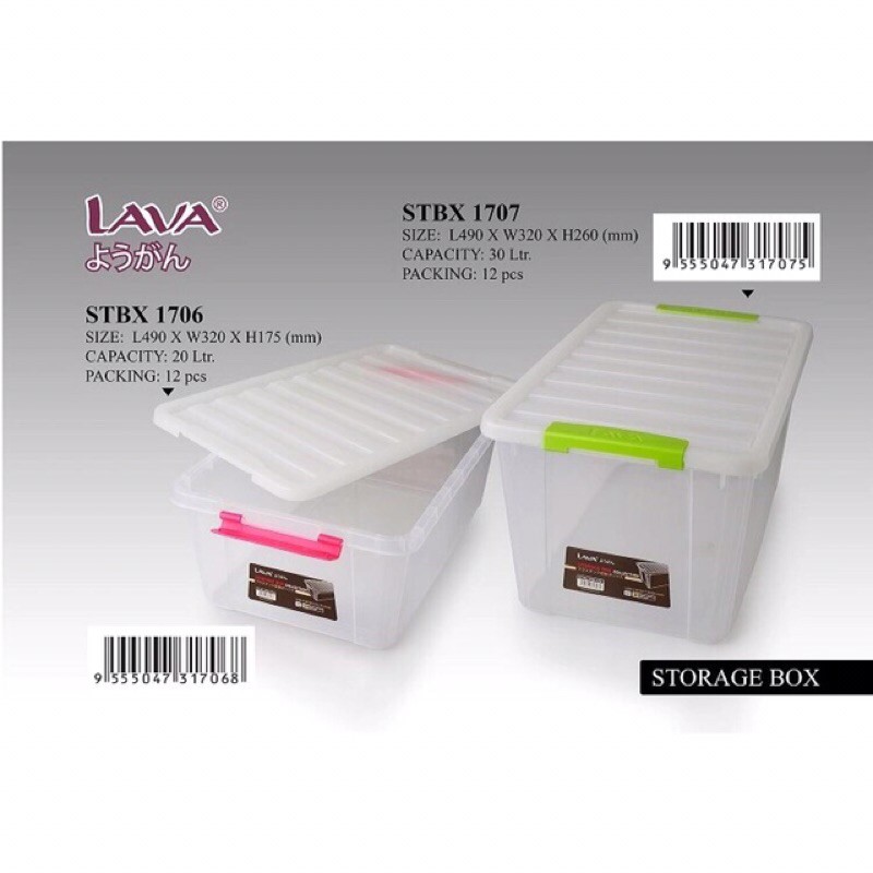 LAVA Storage box 20lit / 30lit | Shopee Malaysia