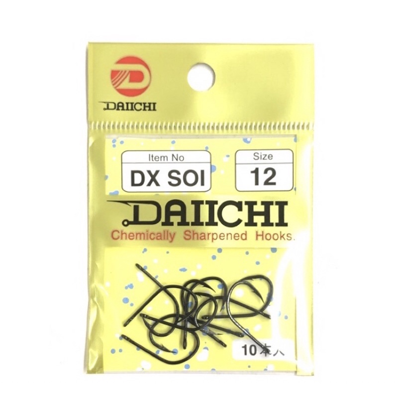 DAIICHI DX SOI CHEMICALLY SHARPENED HOOKS MADE IN JAPAN 🇯🇵 (MATA KAIL ...
