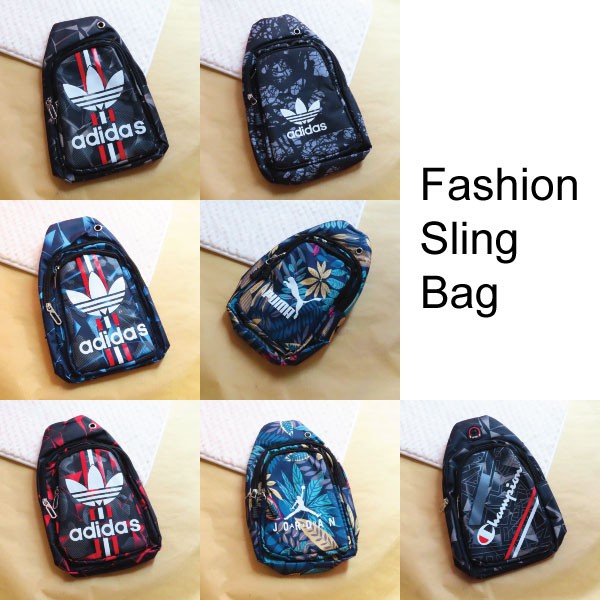 READY STOCK Sling Bag Champion Adidas Nike Chest Waist Crossbody For ...