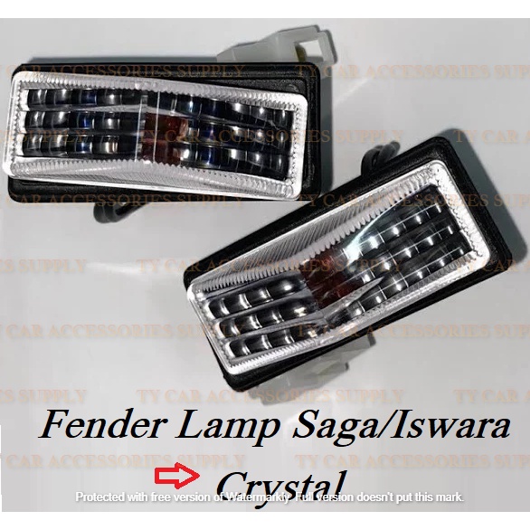 Proton Saga/Iswara Fender Lamp Crystal/SMOKE | Shopee Malaysia