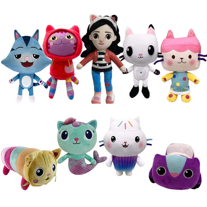 Gabby's Dollhouse Plush Toy Cartoon Carlita Cat Plush Pillow Stuffed ...