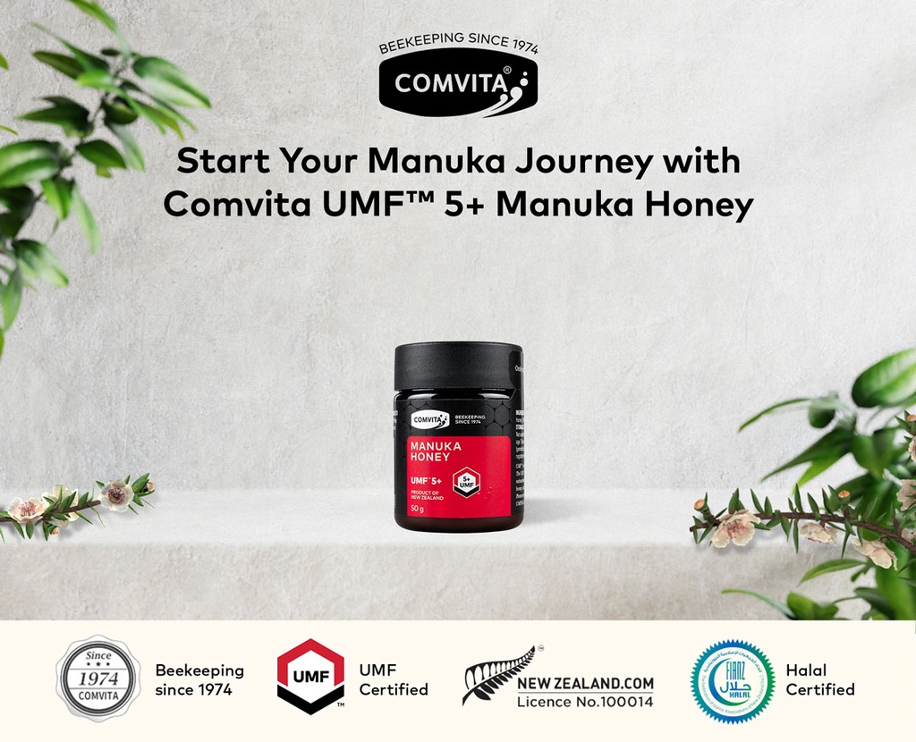 [Limited Edition] Comvita UMF™ 5+ Manuka Honey Mini (50g) | Shopee Malaysia