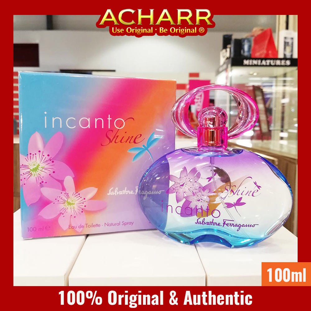 [100% Original] Salvatore Ferragamo Incanto Shine EDT Perfume (100ml ...