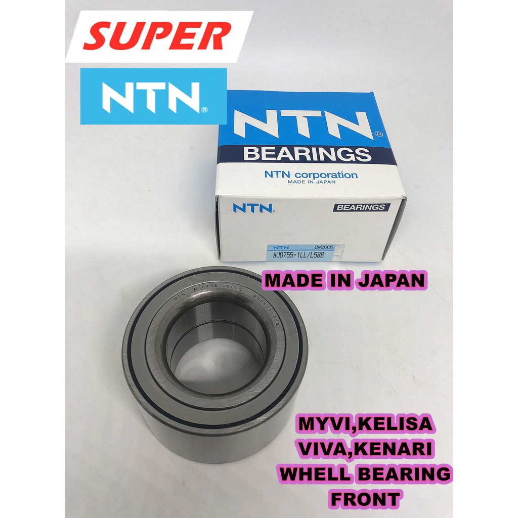 NTN MYVI 2005-2010 、KELISA、KENARI、VIVA WHEEL BEARING FRONT MADE IN ...