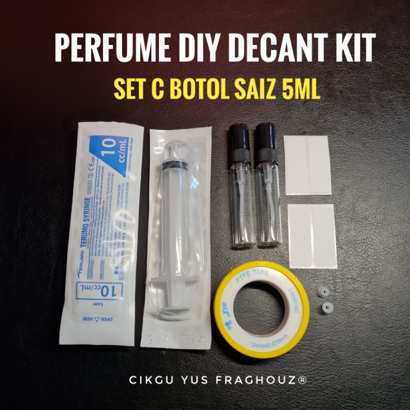 DIY Perfume Decant Tools / Perfume Decant Set /(Kit Pindahkan Perfume ...