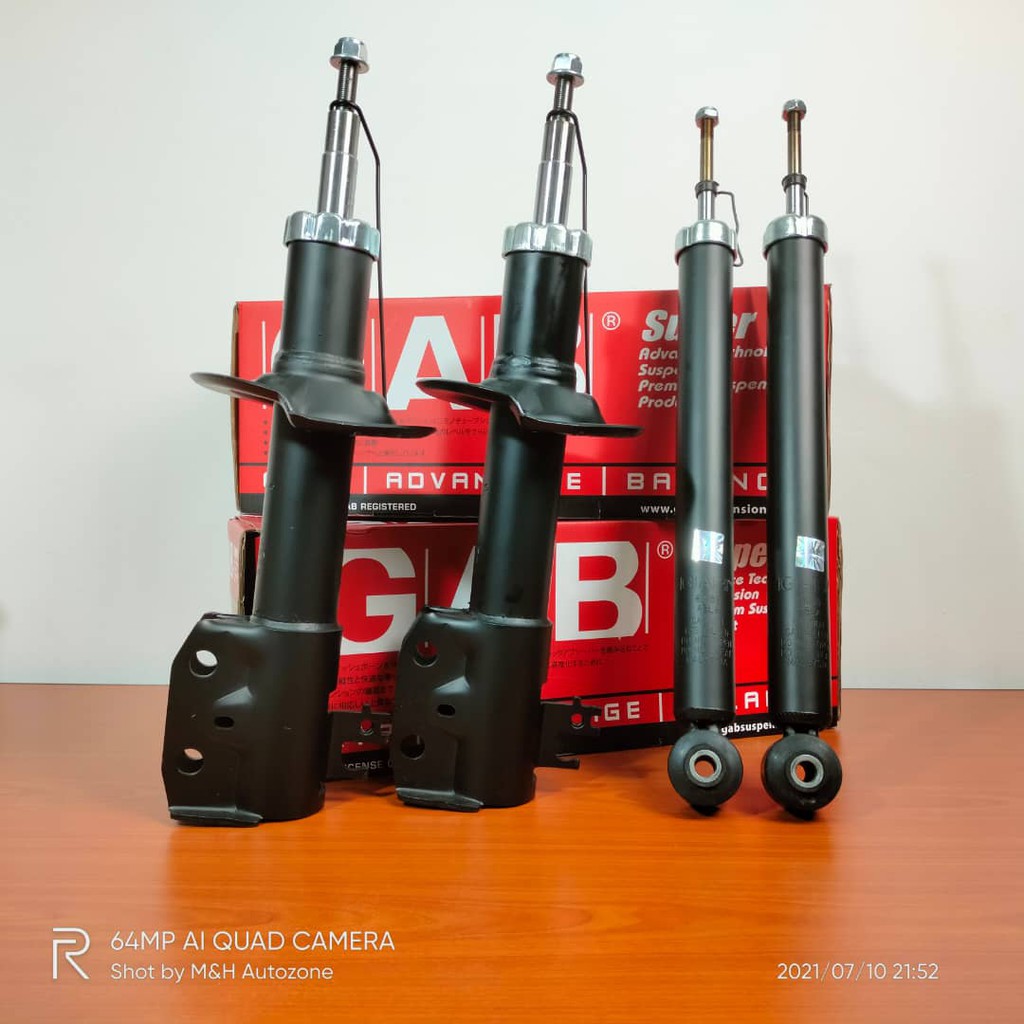 GAB ABSORBER TOYOTA VIOS NCP150 ABSORBER FRONT / REAR (1 PAIR = 2 PCS ...