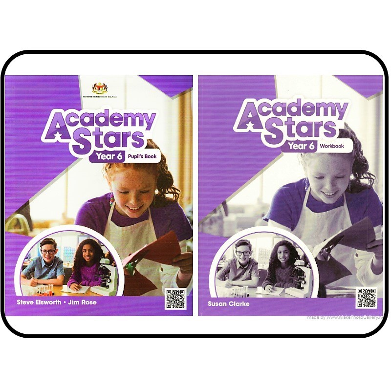 [READY STOCK] 💎💎 ACADEMY STARS YEAR 6 PUPIL'S BOOK & WORKBOOK ENGLISH ...