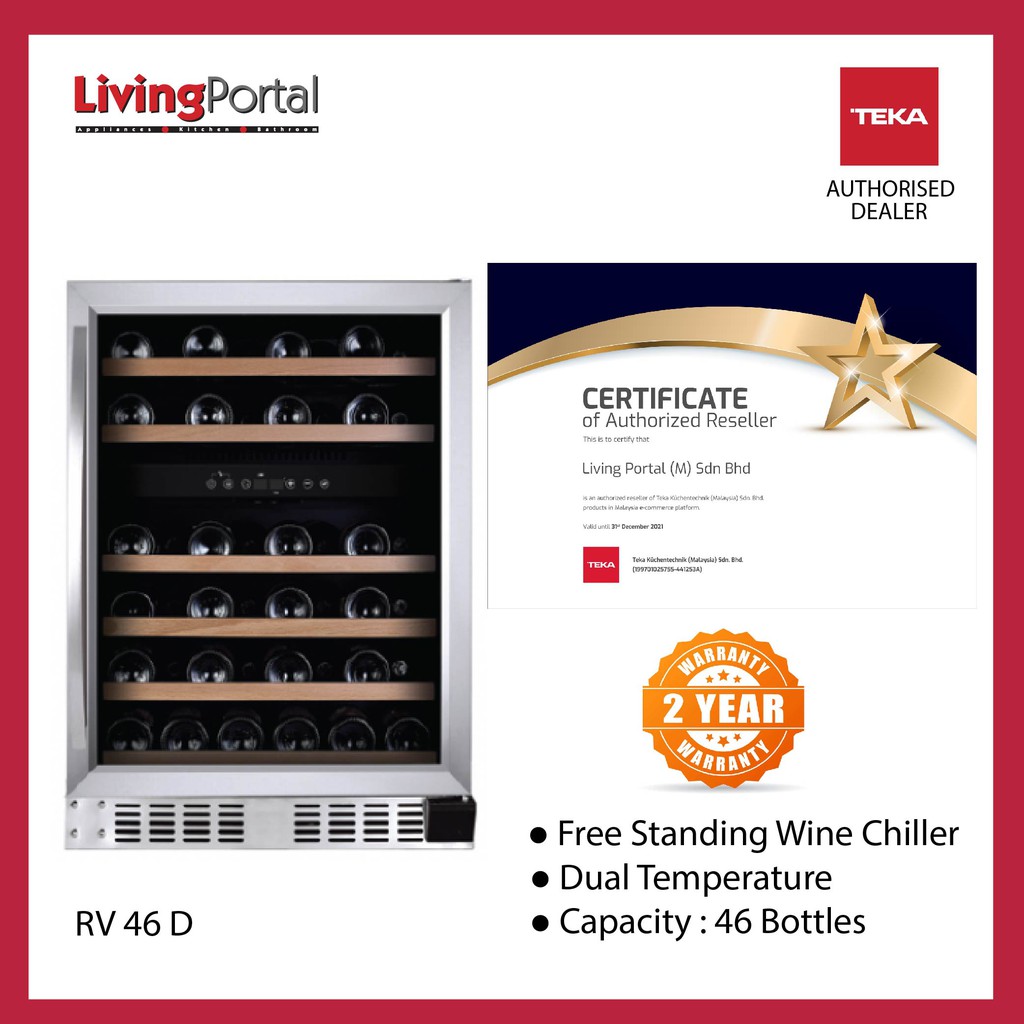 TEKA Wine Chiller -RV 46D (46 Bottles) | Shopee Malaysia