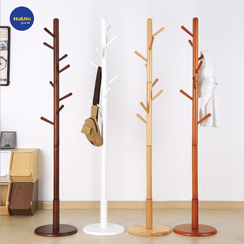 ️[Ready stock] ️ Hat/Cloth Single Pole Wood Rack/ Rak Gantung Baju/Topi ...