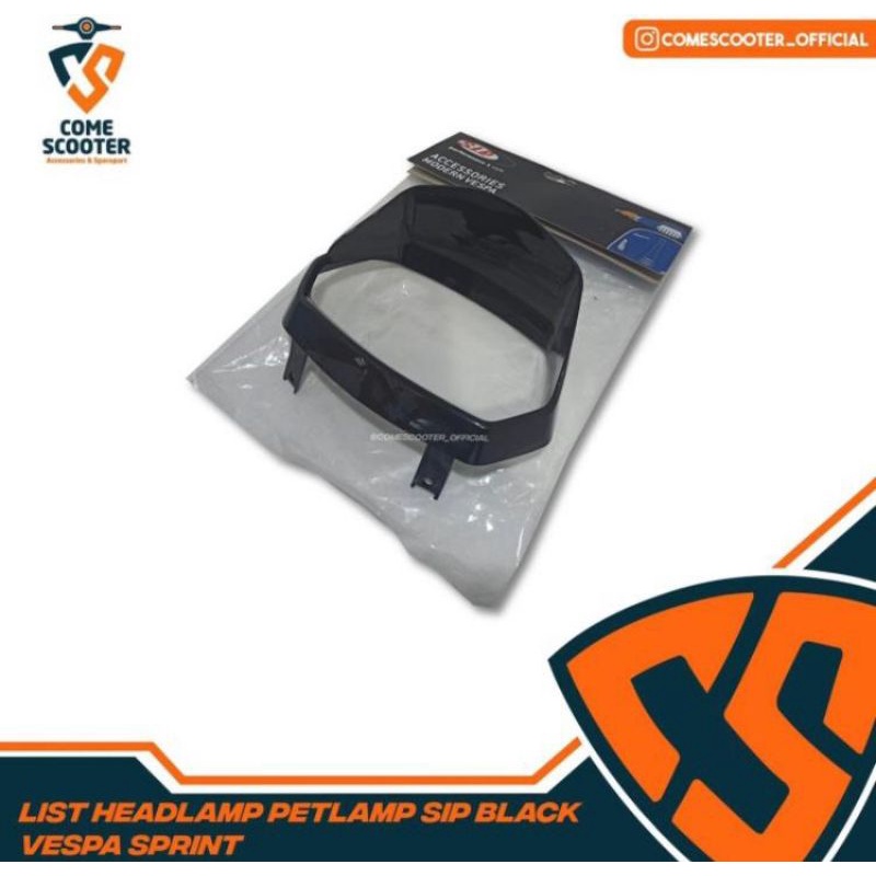 List HEADLAMP PETLAMP SIP BLACK VESPA SPRINT | Shopee Malaysia
