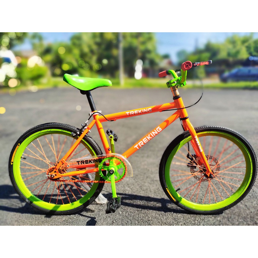 BASIKAL FIXIE 20 INCI TREKING (Bicycle Fixie 20 inch) 2019 | Shopee ...
