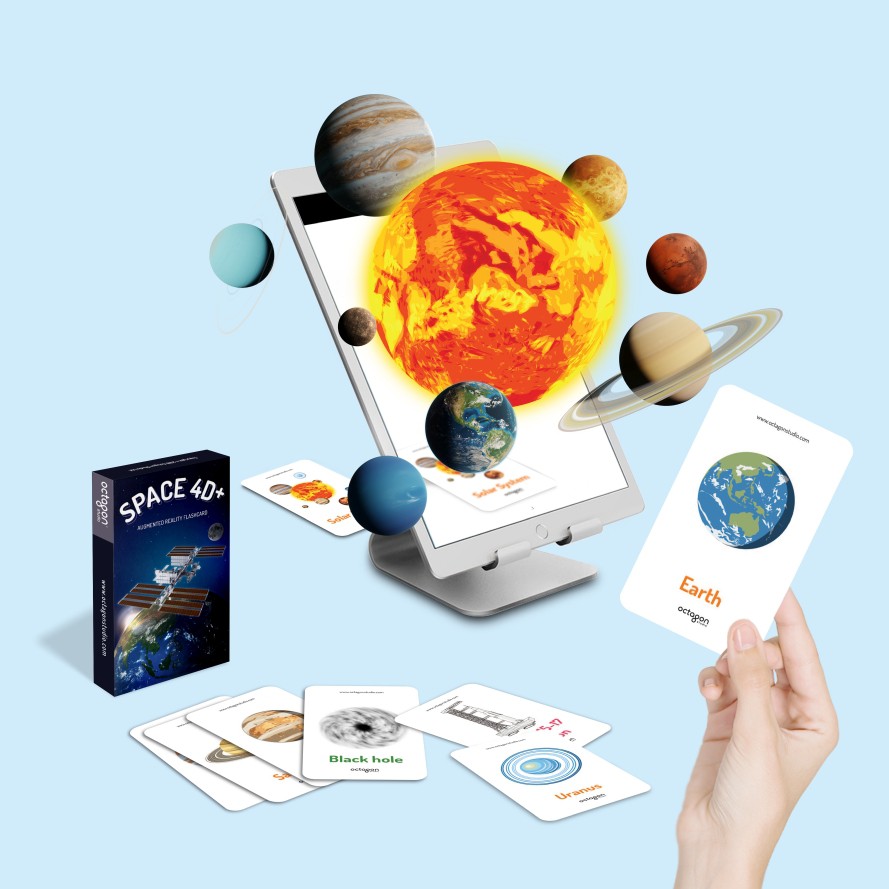 4d+ Flash Space Cards - Augmented Reality Flash Cards Octagon Studio ...