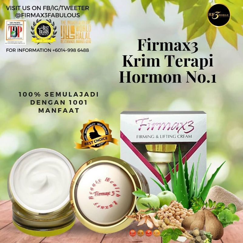 🔥 FIRMAX3 100% ORIGINAL🔥 Firmax3 Firming & Lifting Cream | Shopee Malaysia