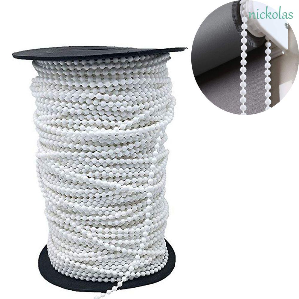 NICKOLAS 10 Meters Curtain Bead Rope Vertical Blind Chain Blind Beaded ...