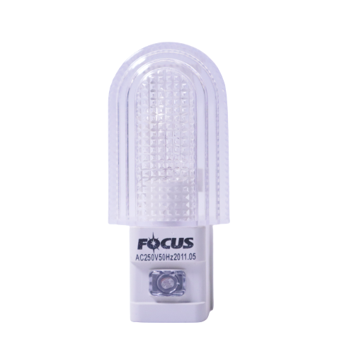 FOCUS 3Pin Plug-In LED Auto Sensor Energy Saving Safety Bedroom Night ...