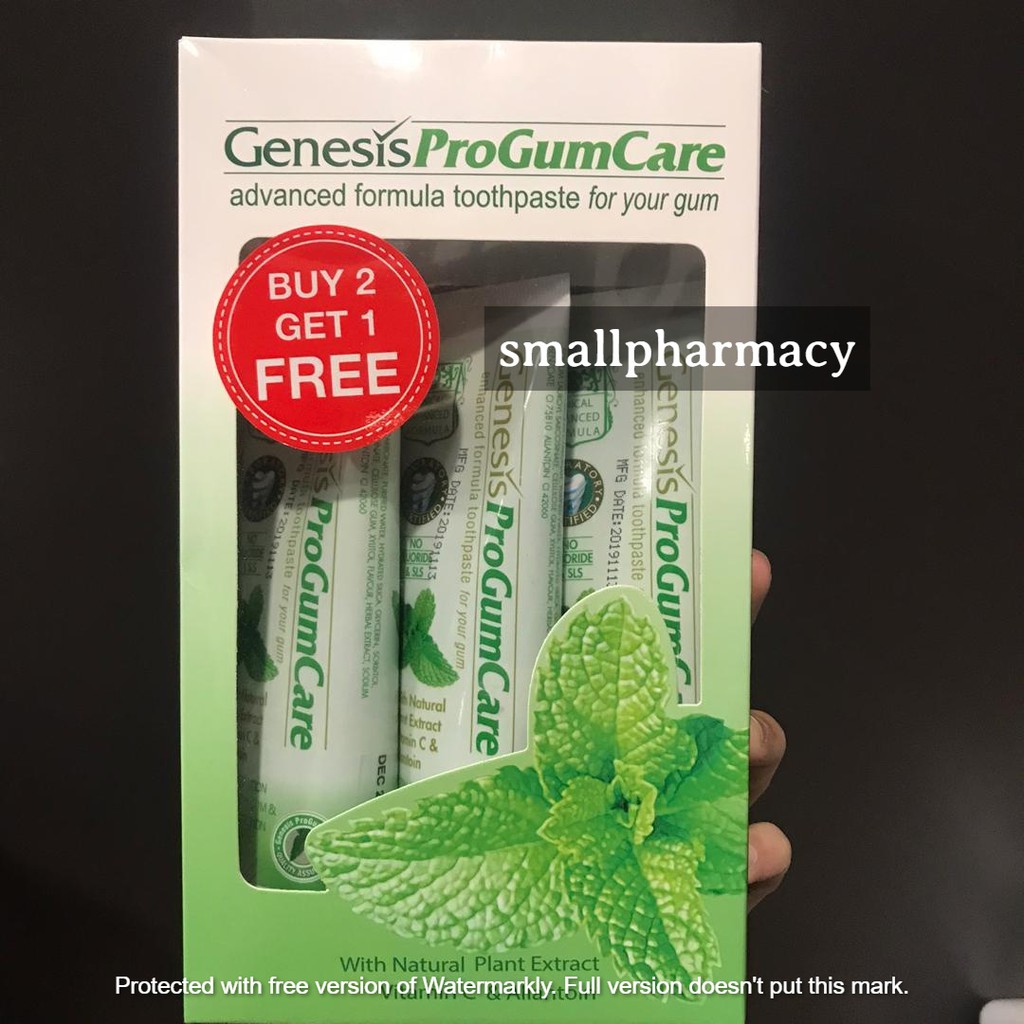 Genesis Progum Care Toothpaste 120G x 3tube (one set) 703035 | Shopee ...