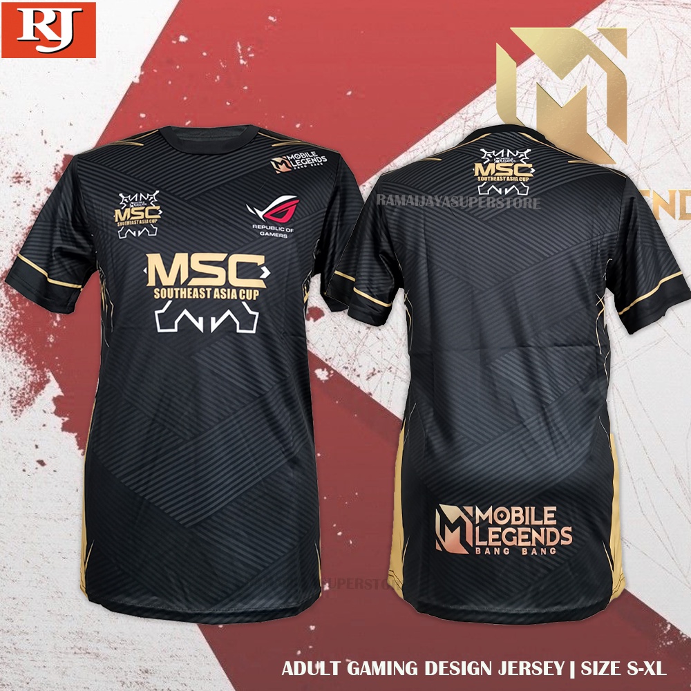 36044 Mobile Legend Unisex Baju Gaming ML Jersey Design Printed Tshirt ...