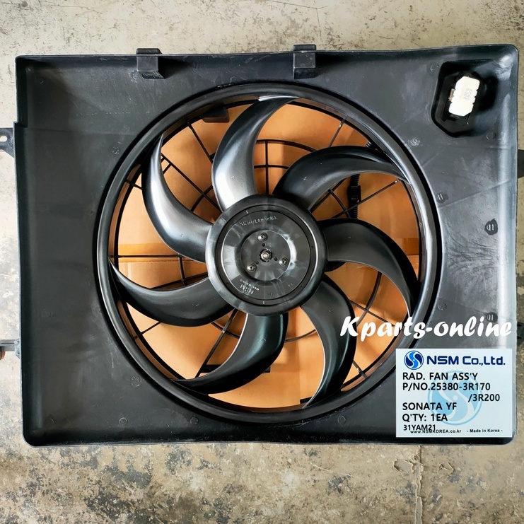 RADIATOR FAN MOTOR COMPLETE (AFTER MARKET) HYUNDAI SONATA YF / KIA ...