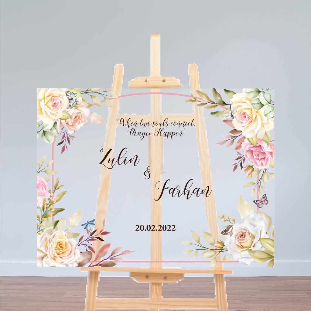 ACRYLIC WEDDING WELCOME BOARD | WEDDING BOARD PRINTED | WEDDING BOARD ...