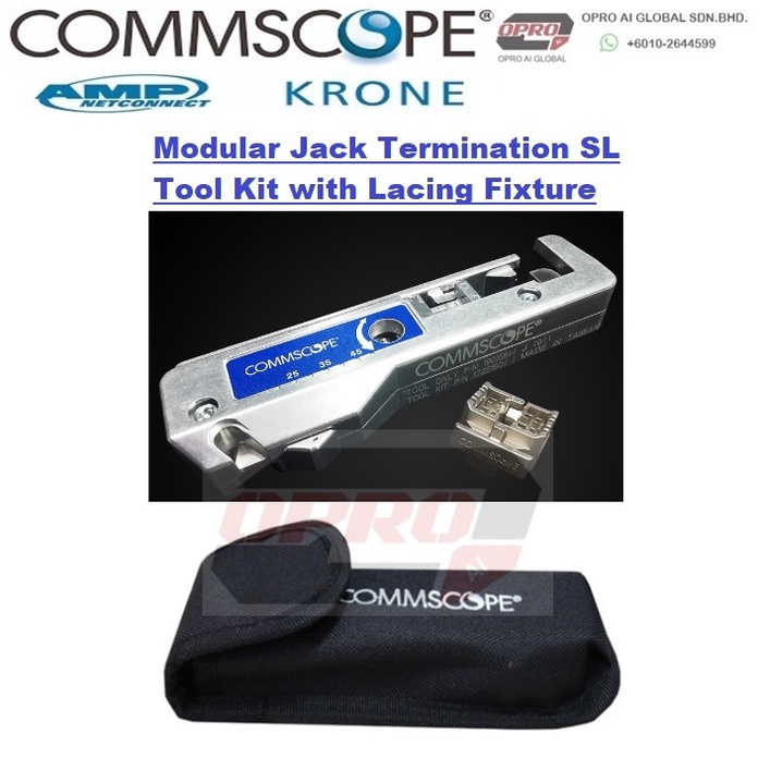CommScope AMP® Modular Jack Termination SL Tool Kit(1725150-6) with ...