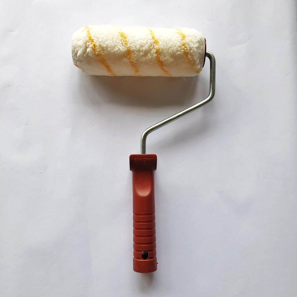 7" Paint Roller with Handle DIY Batang Cat Roller Alat Mengecat Dinding ...