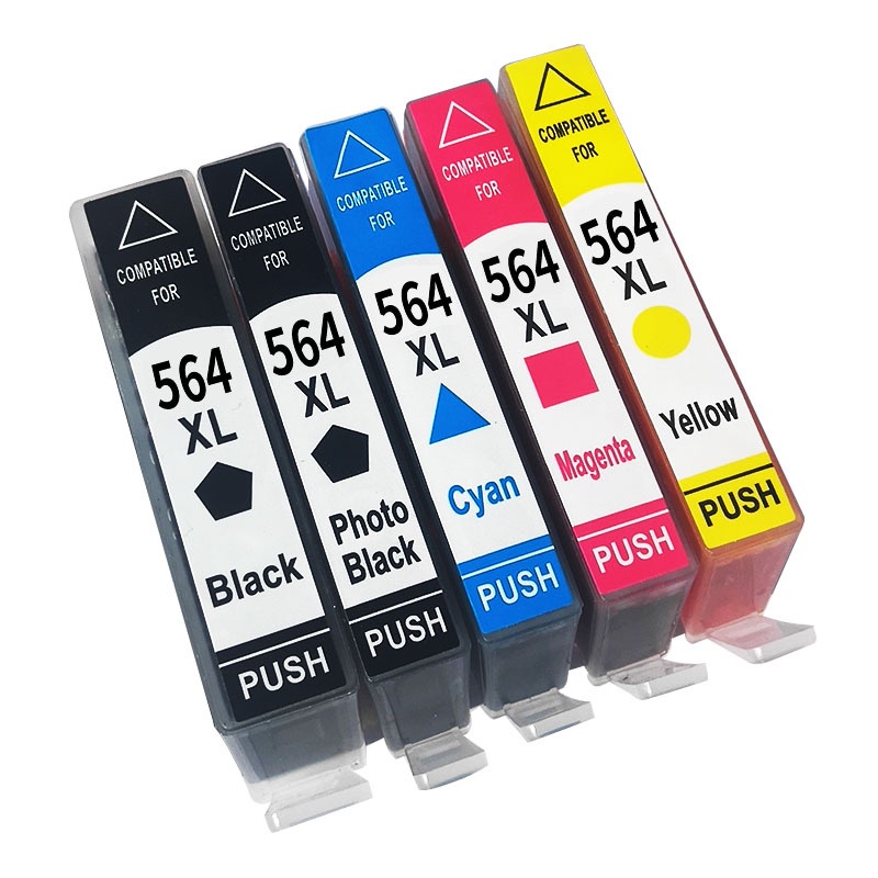 Ink 564 XL 564XL 564-XL Compatible 4 Multi Pack Ink Cartridge HP (B/C/M ...