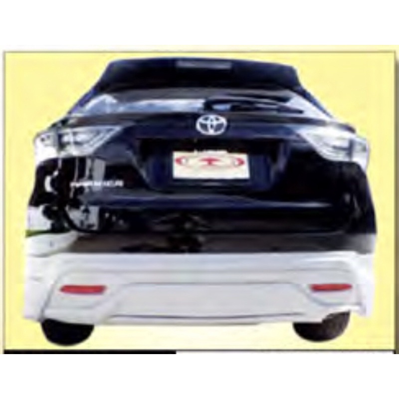 PU8205 Toyota Harrier 2015”REAR Skirt Lower Lip Spoiler PU Bodykit NO ...