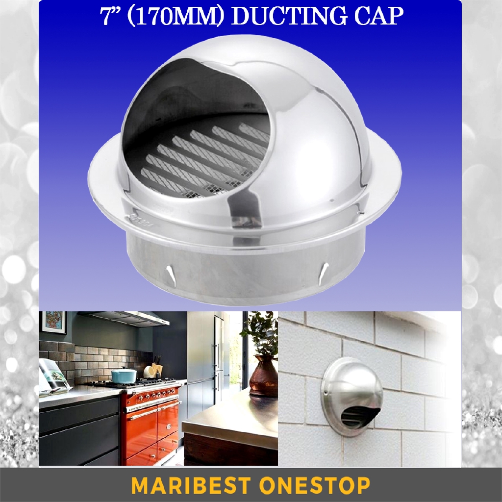 7” (170MM) Stainless Steel Ducting Cap | Shopee Malaysia