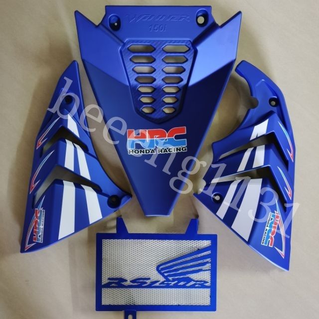 🔥RS150 set Package 3 in 1🔥SIDE ENGINE COVER blue+Engine cover blue ...