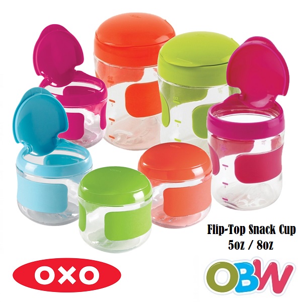 OXO Tot Flip Flop Snack Cup (5oz / 7oz) | Shopee Malaysia