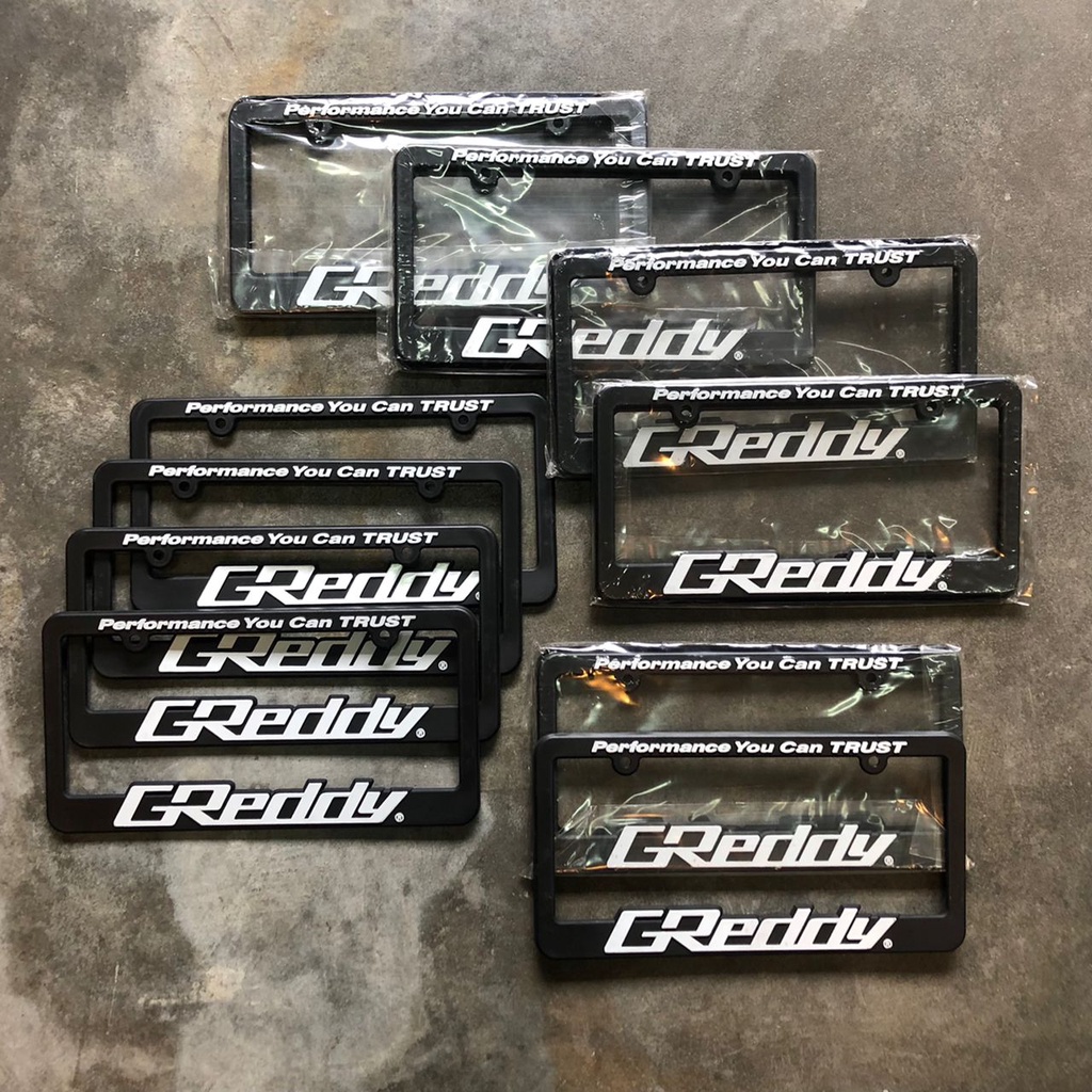 💯% ORIGINAL PLATE COVER GREDDY (NEW) | Shopee Malaysia