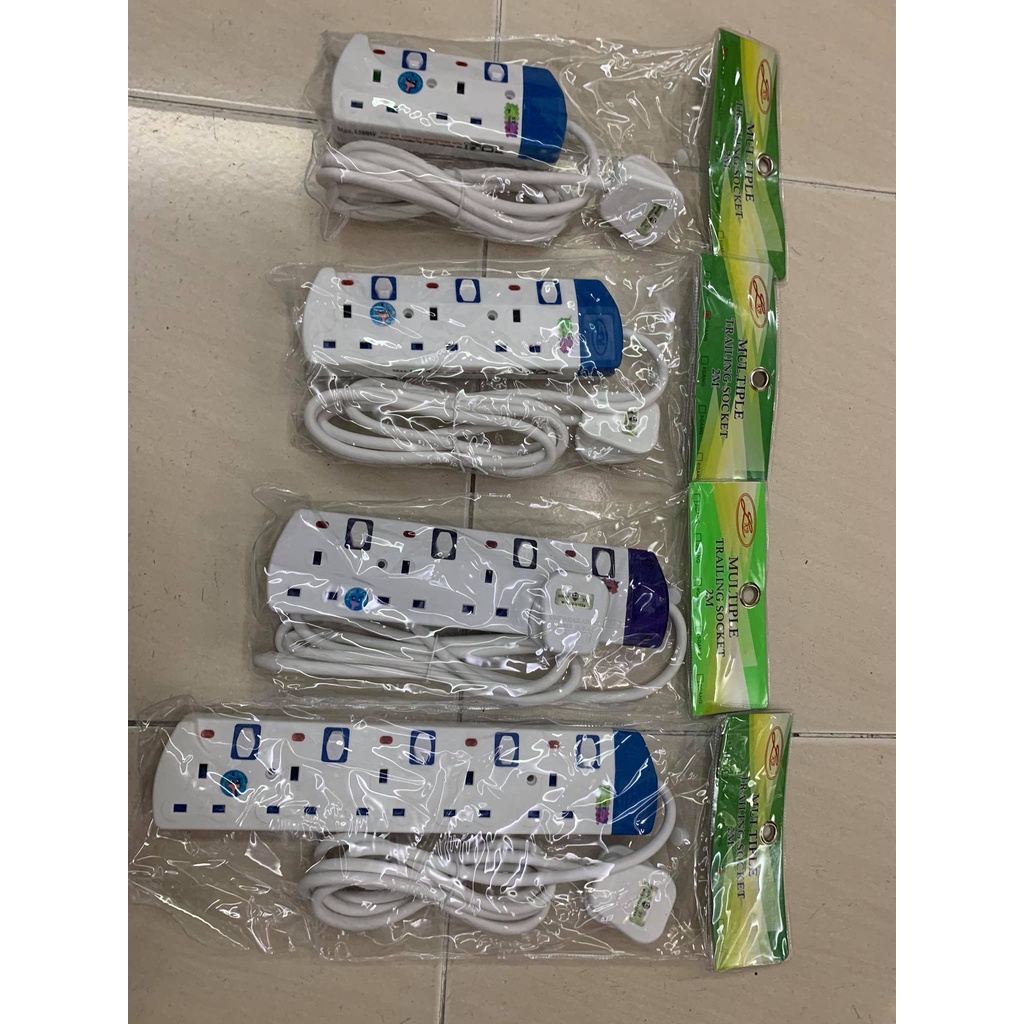 [BORONG] SIRIM EXTENSION MURAH TRAILING SOCKET 2G, 3G, 4G, 5G (2METRE) | Shopee Malaysia