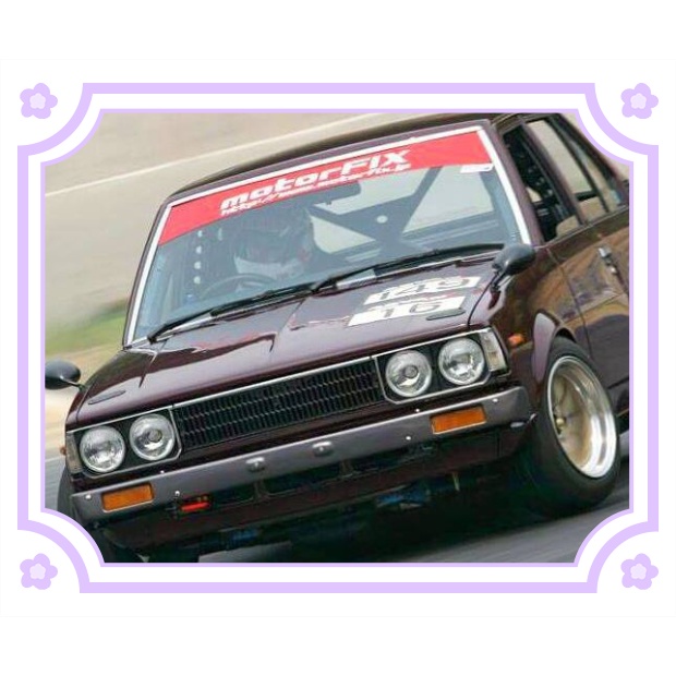 CAR STICKER MOTORFIX JAPAN TOYOTA SEG AE80 AE92 AE101 AE111 VIOS YARIS ...