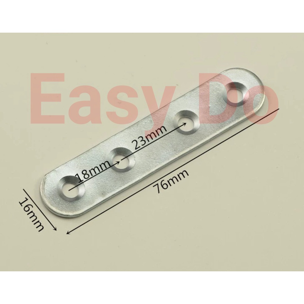 Metal Flat Bracket Mending Plate Repair Bracket Corner Connector Brace ...