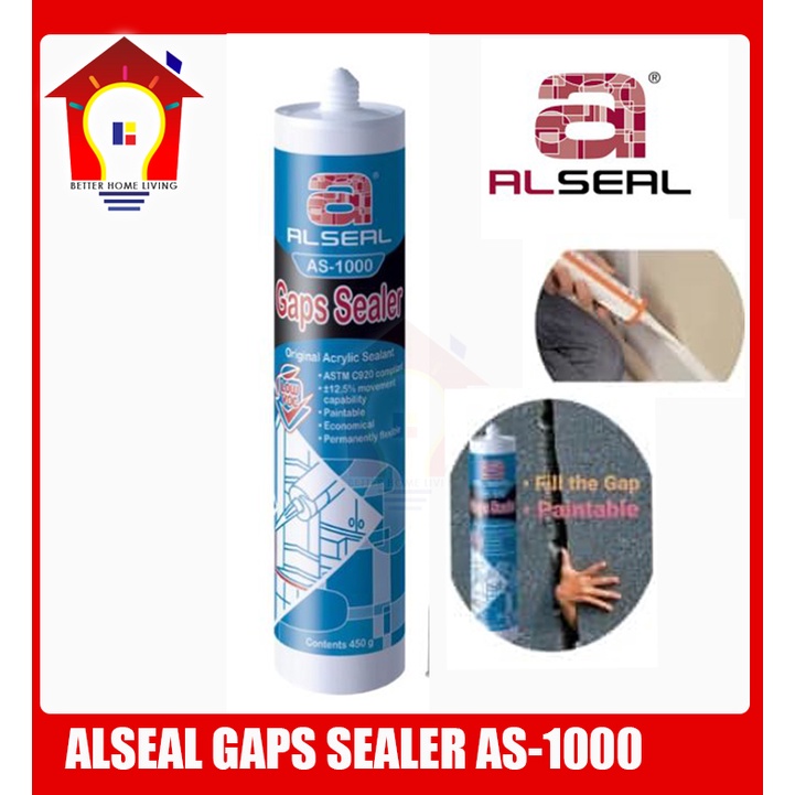 BETTER HOME LIVING - ALSEAL GAPS SEALER(PAINTER CHALK)-(AS-1000W ...