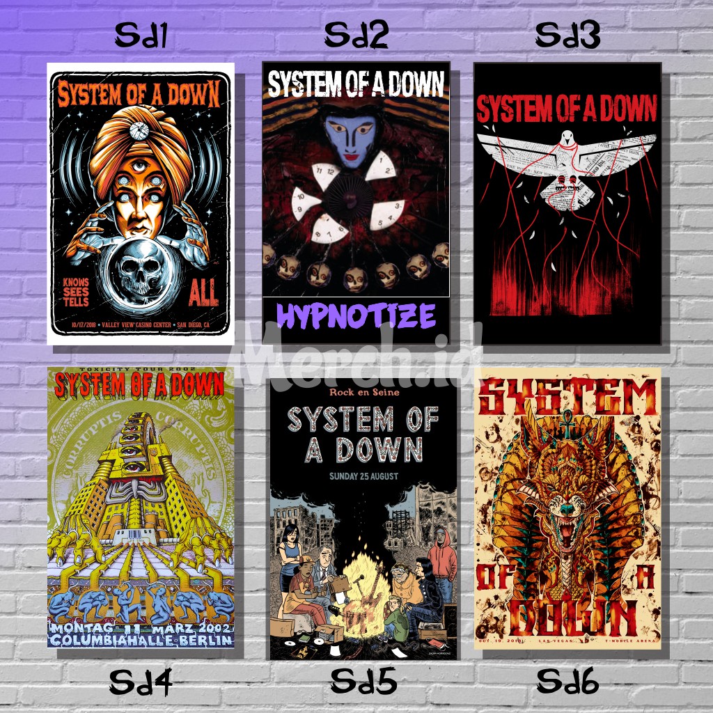 Band system of a down Poster A3 size | Shopee Malaysia