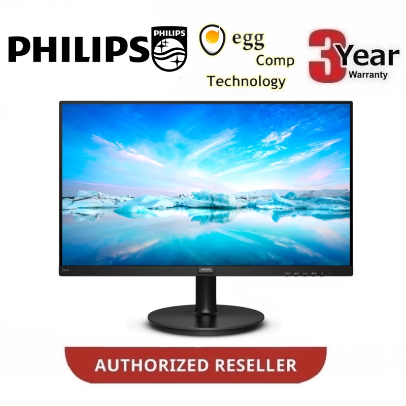 PHILIPS 241V8 24" FULL HD IPS 75HZ ADAPTIVE SYNC LCD MONITOR | Shopee Malaysia