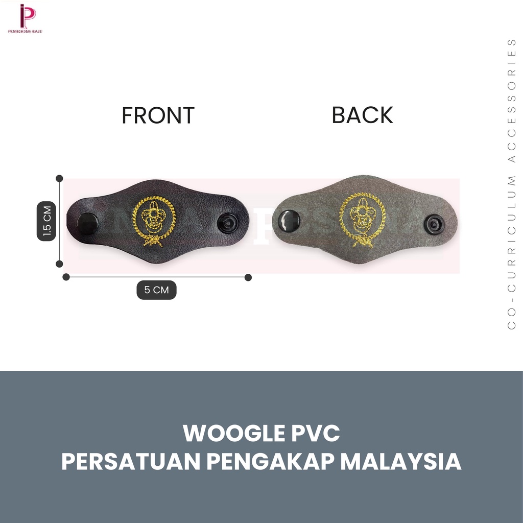 PERSATUAN PENGAKAP WOOGLE PVC /AKSESORI KOKURIKULUM BERUNIFORM | Shopee ...